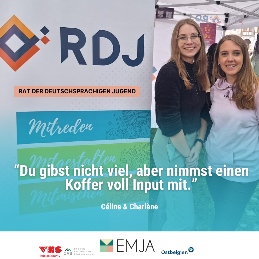 Ehrenamtskampagne RDJ – Rat der deutschsprachigen Jugend! : EMJA ...